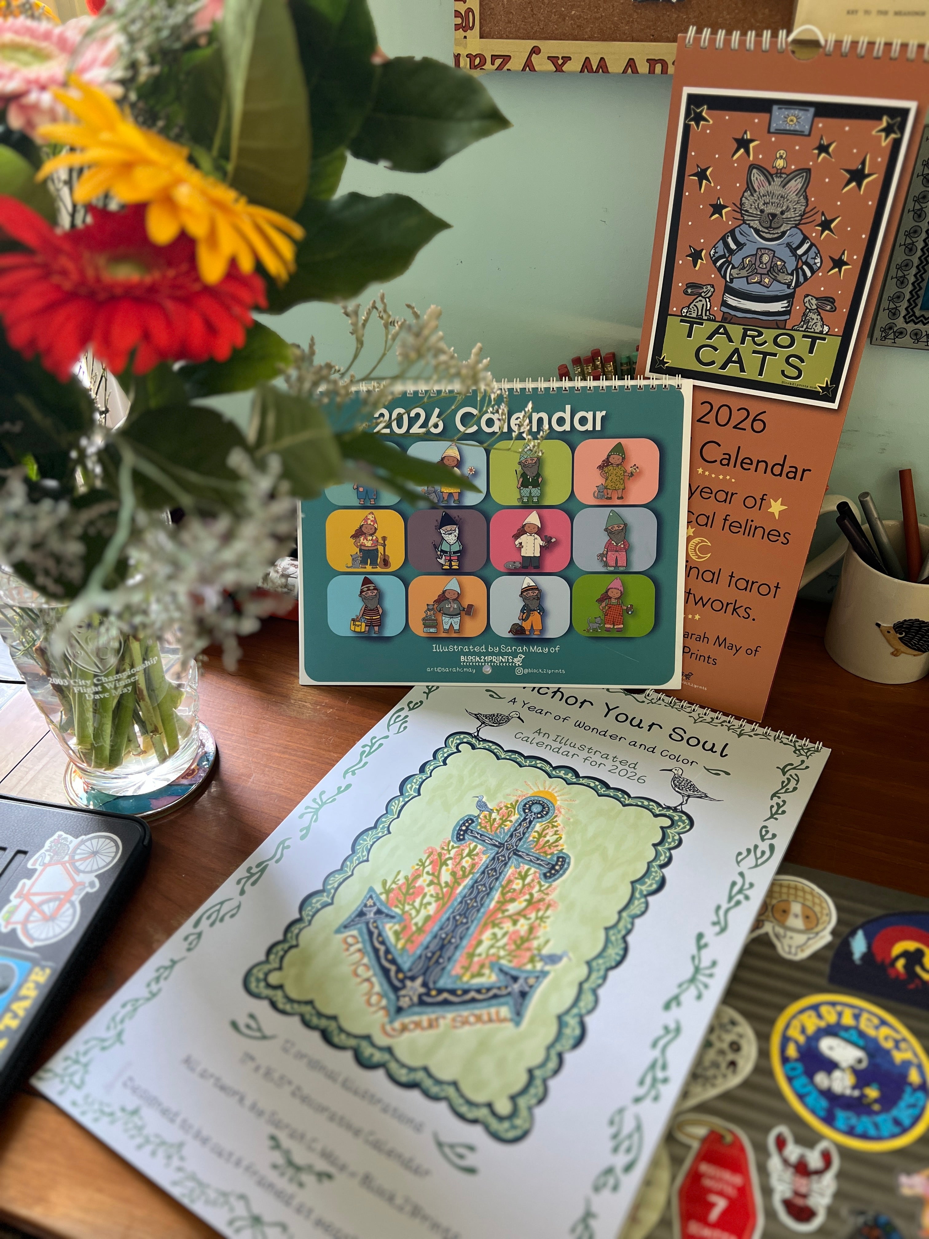 Art Calendars by Block21Prints | Whimsical & Illustrated 2026